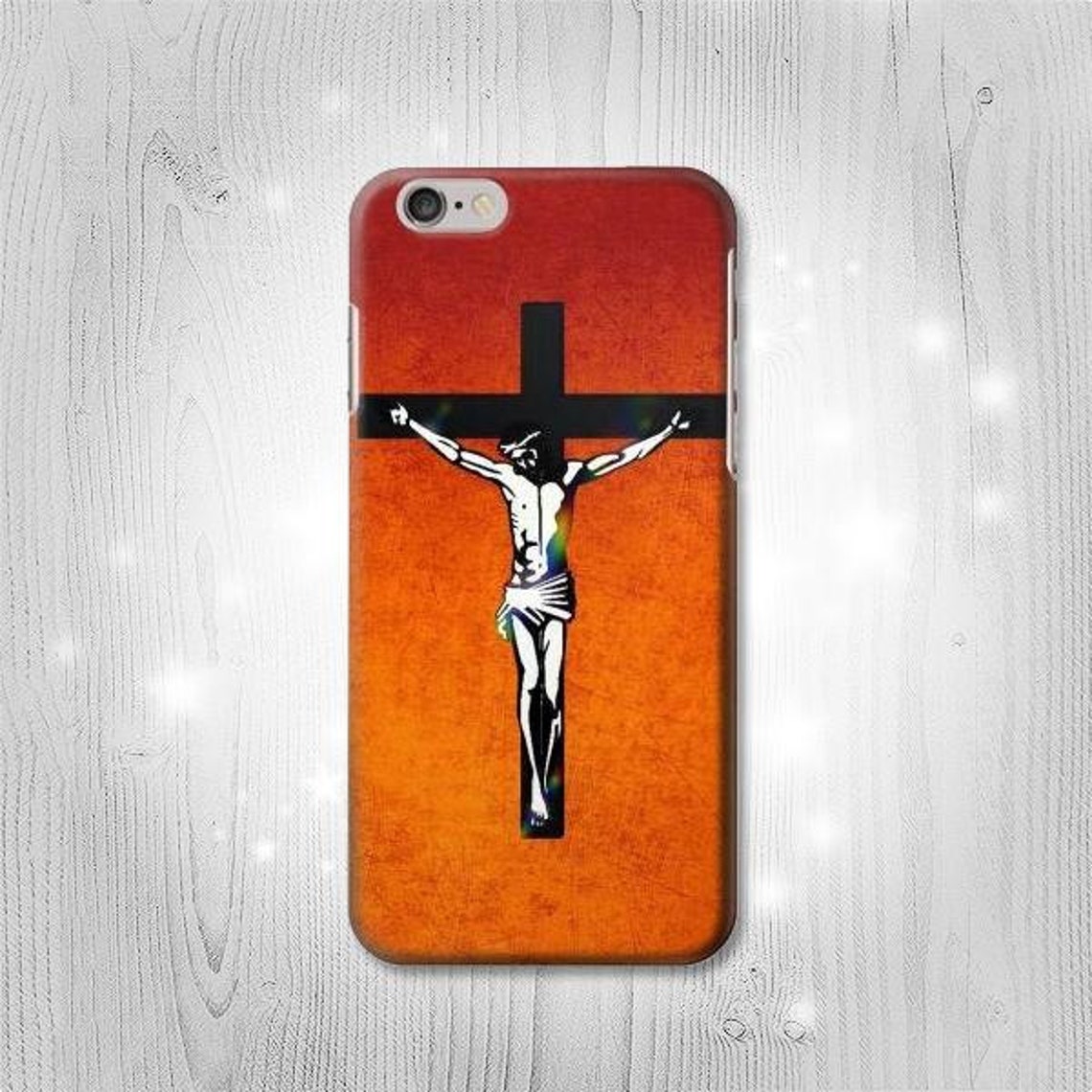 Jesus Christ On The Cross Hard & Leather Flip Case iPhone 11 | Etsy