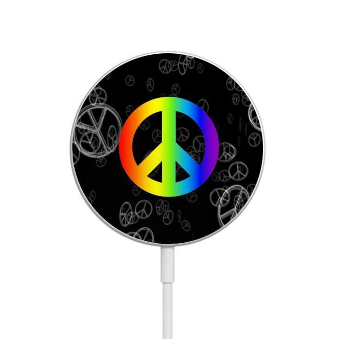 Peace Sign Magsafe 15W Magnetic Wireless Charger Charging Pad USB-C ...
