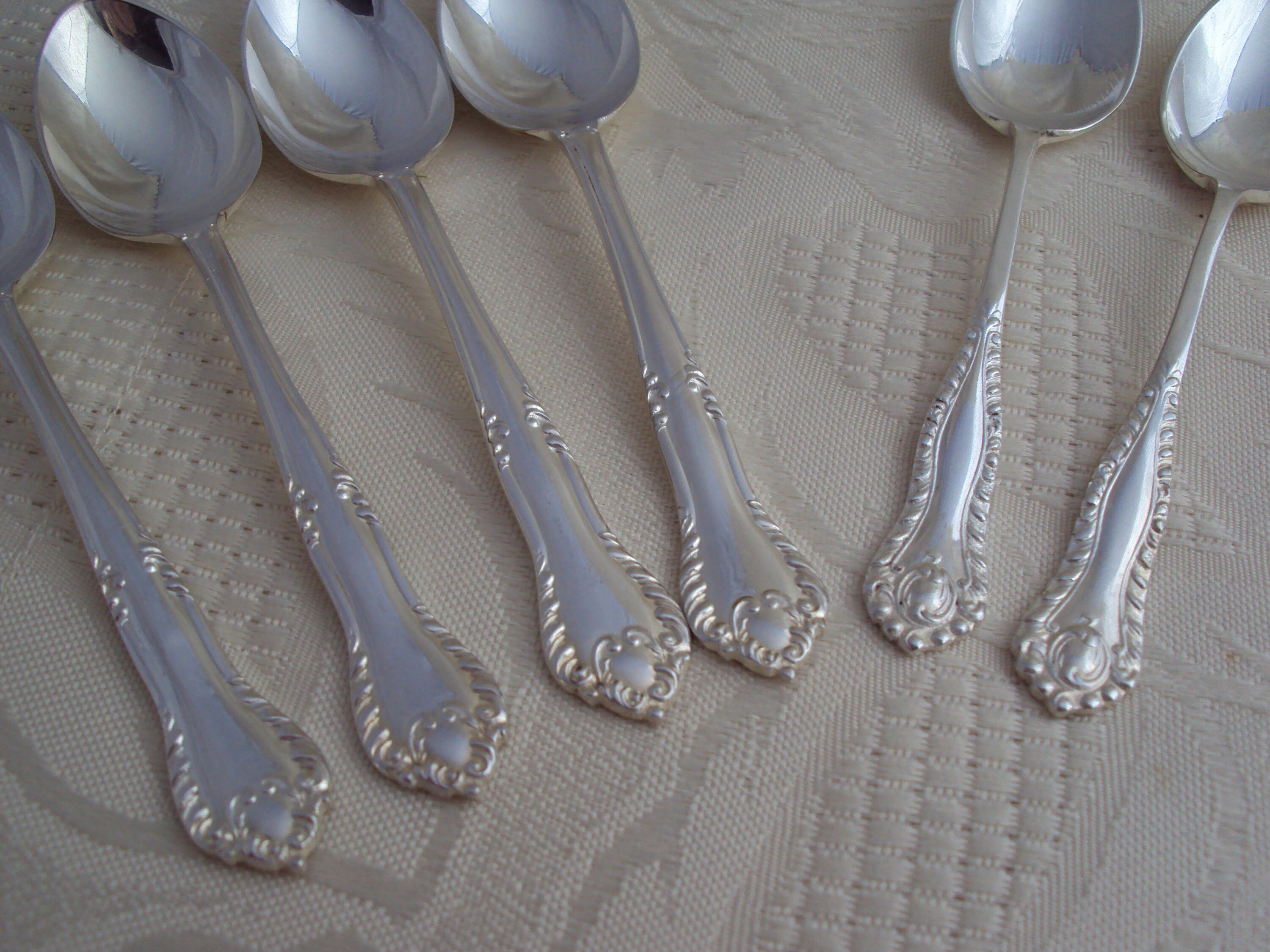 Vintage Silver Plated Set 6 Tea/coffee Spoons James Dixon & - Etsy