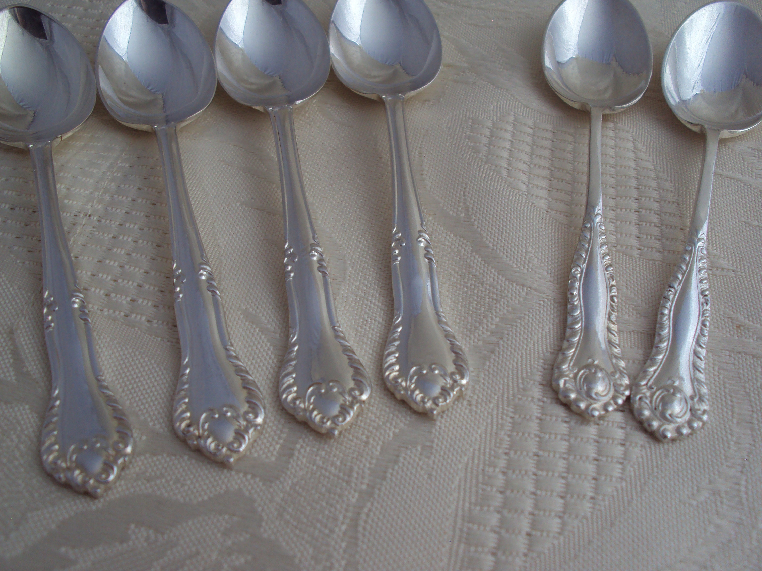 Vintage Silver Plated Set 6 Tea/coffee Spoons James Dixon & - Etsy