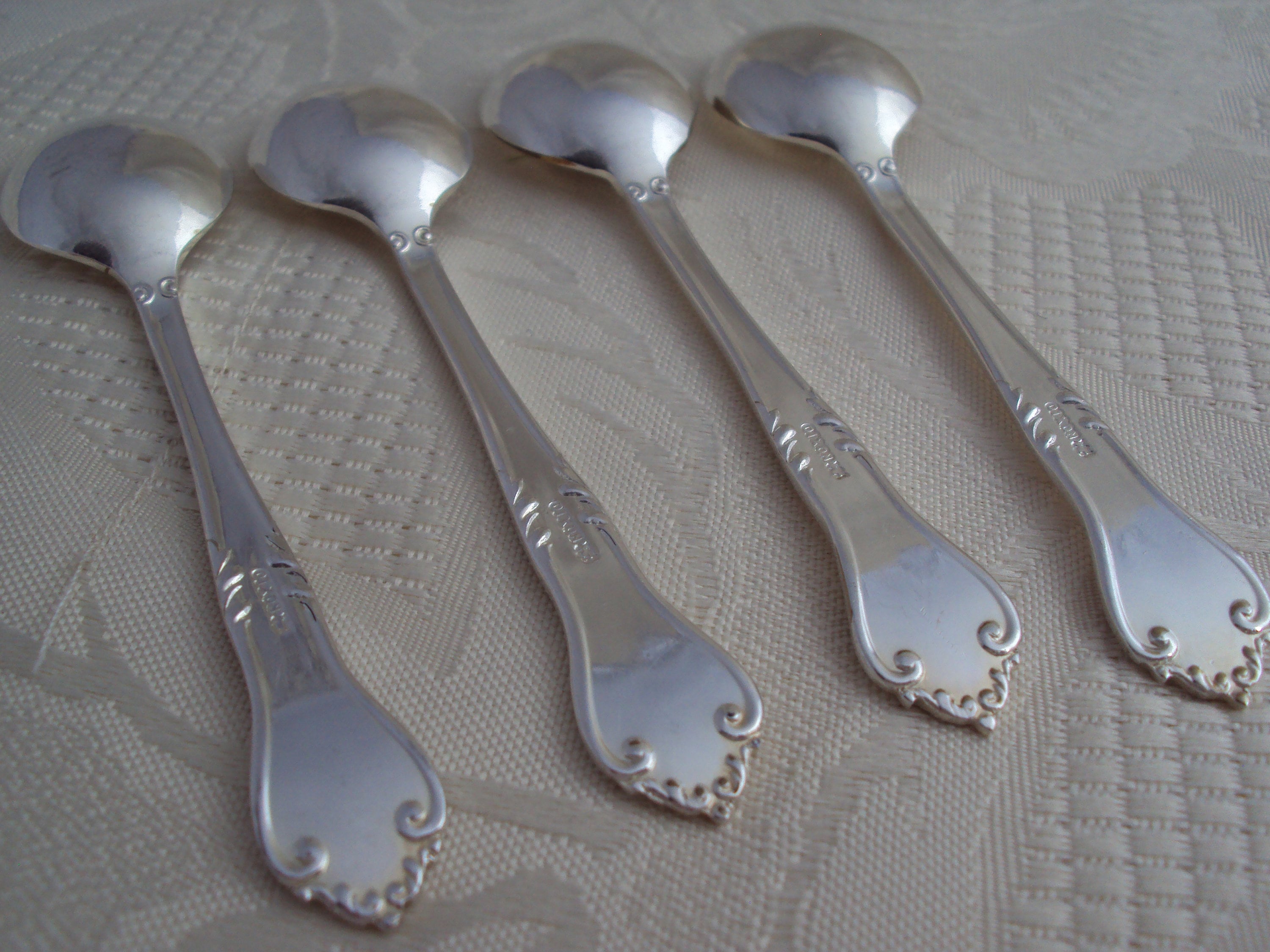 Vintage Silver Plated Set 6 Tea/coffee Spoons James Dixon & - Etsy