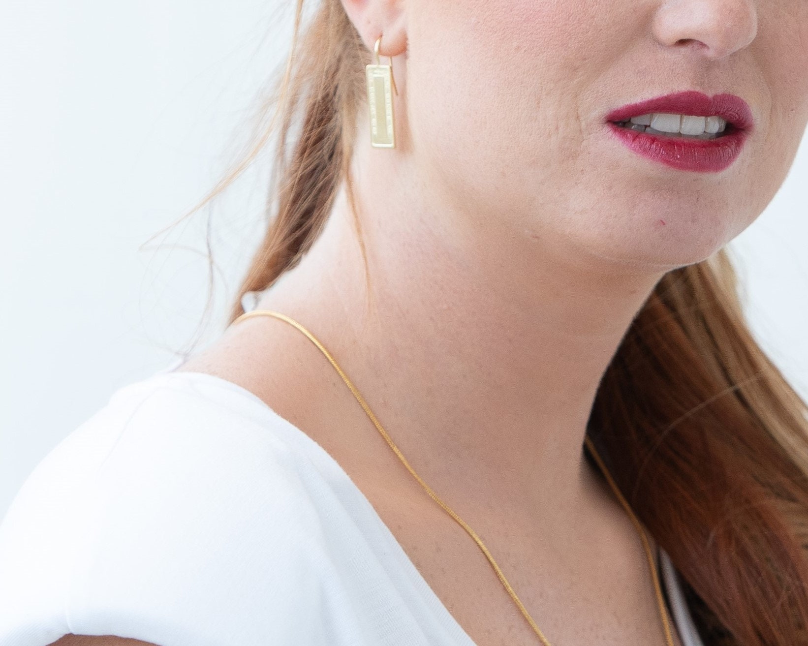 Religious Earrings Hebrew Earrings Gold Earrings Dangle - Etsy