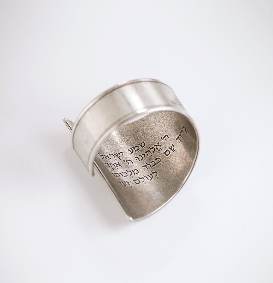 Jewish Ring, Prayer Ring, Ring for Women, Unique Statement Ring, 925 ...