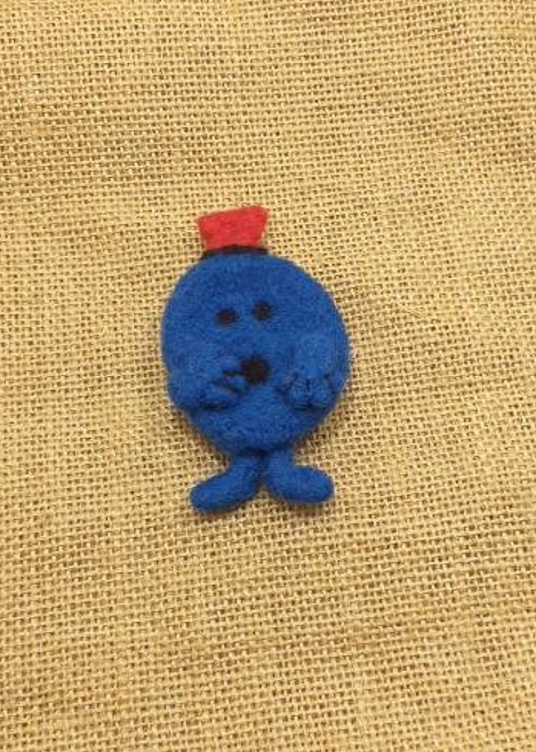 Mr. Forgetful From Mr. Men Felted Brooch Retro and Fun - Etsy