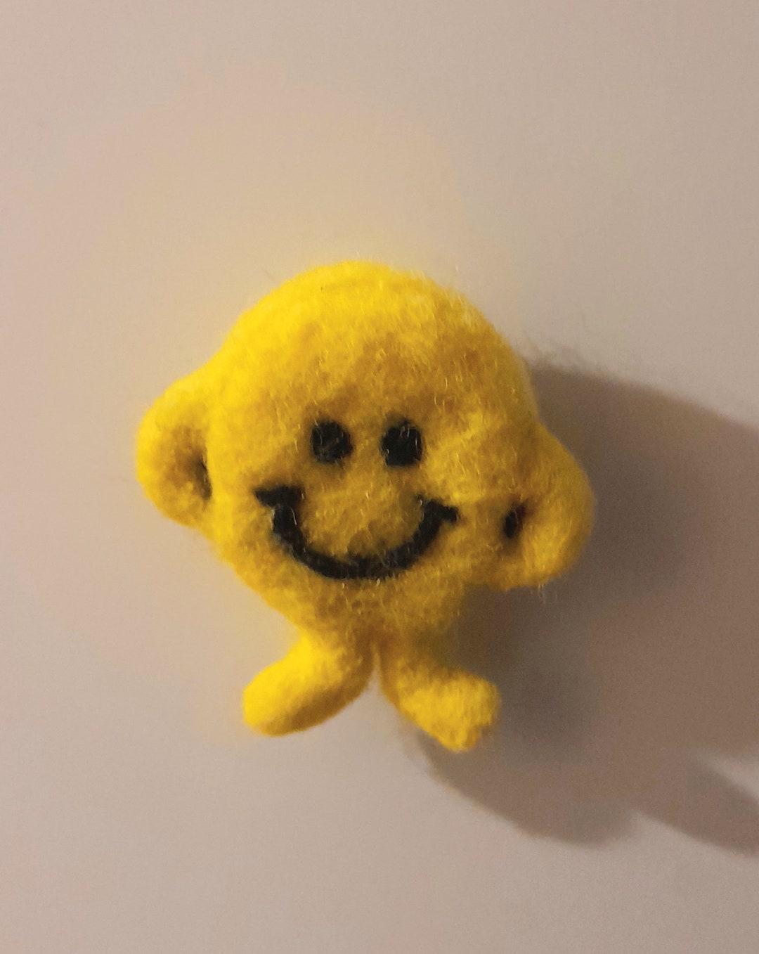 Mr. Happy From the Mr. Men, Felted Fridge Magnet, Retro and Fun! - Etsy