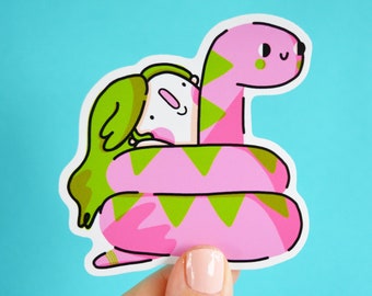 Kawaii Snake Sticker - Etsy