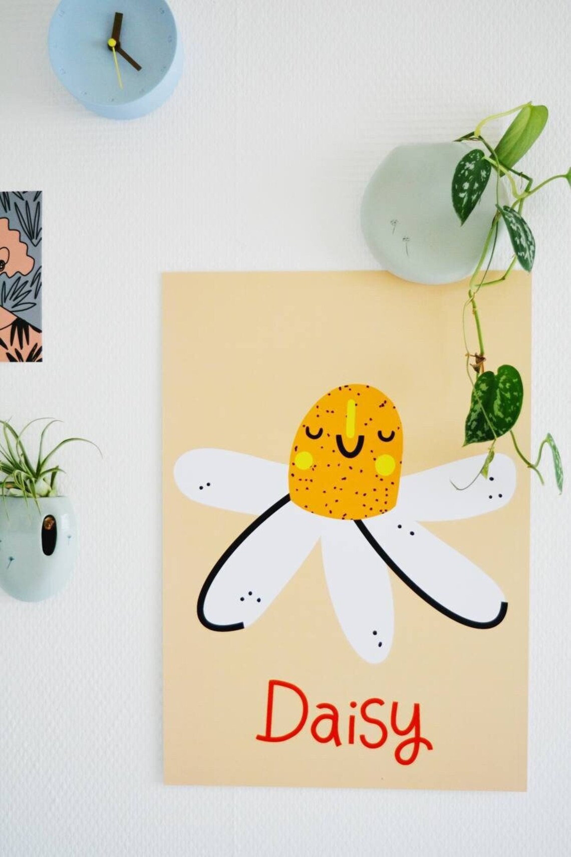 Daisy A3 Poster/ Kids Decor / Colorful Home / Playroom - Etsy
