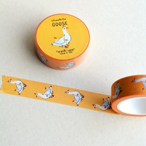 Kawaii Goose Washi Tape for Adorable and Playful Crafts and Journals - Etsy