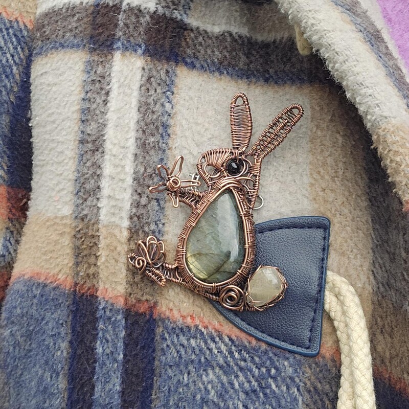 Wire Wrapped Brooch - Etsy