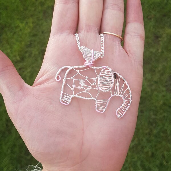 Wire Elephant - Etsy