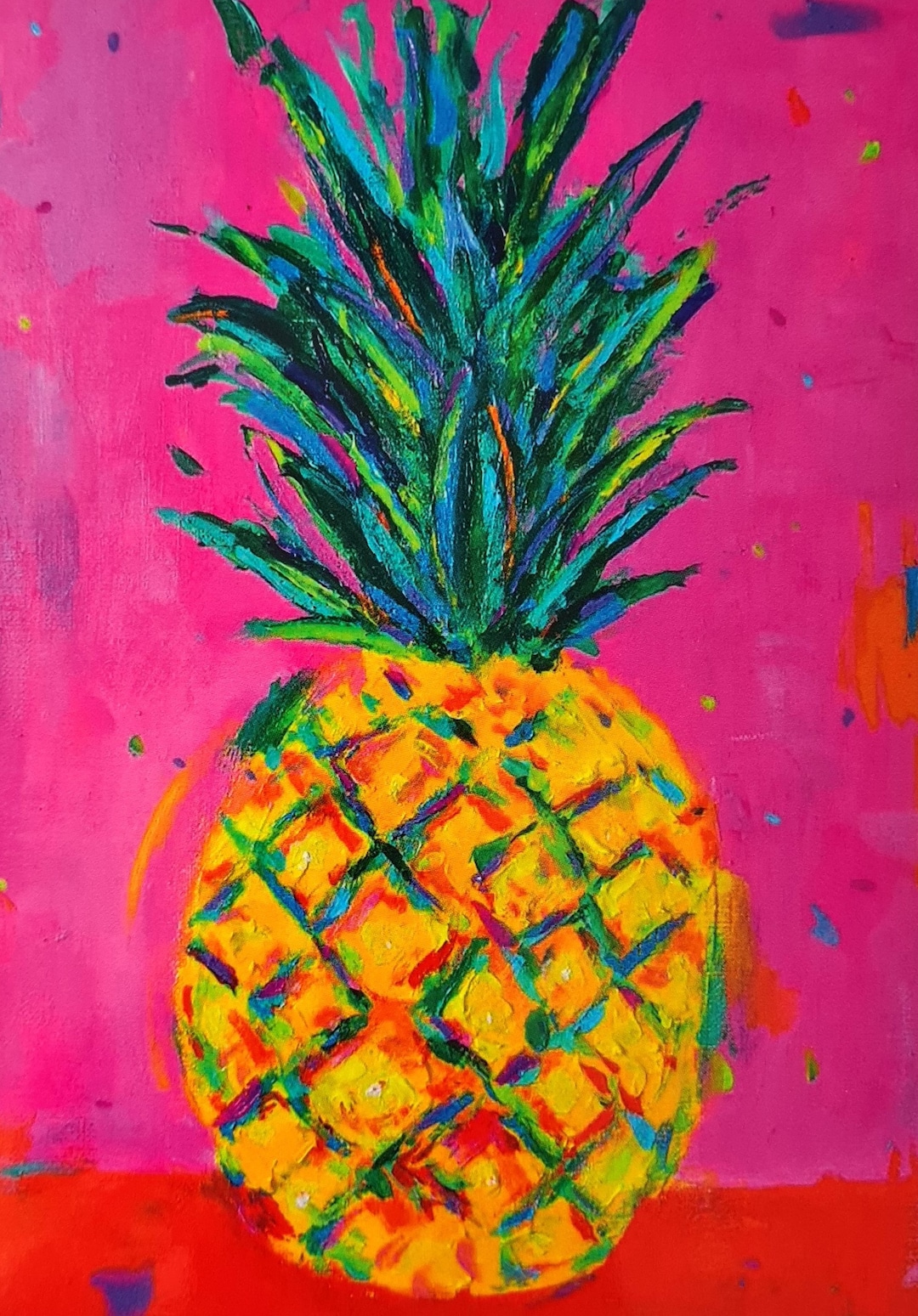 Pineapple Recipe Card - Etsy