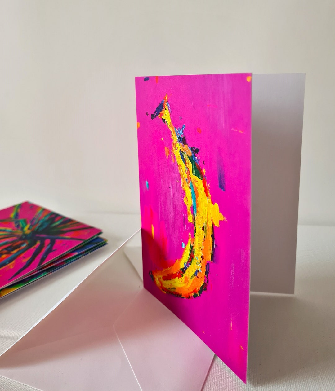 Banana Greetings Card - Etsy