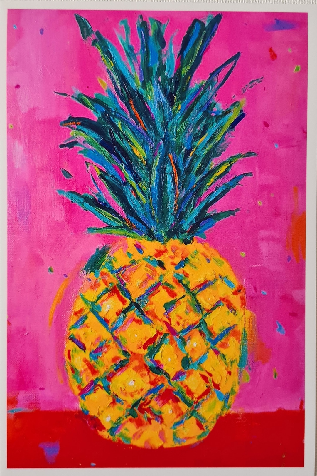 Pineapple Print - Etsy