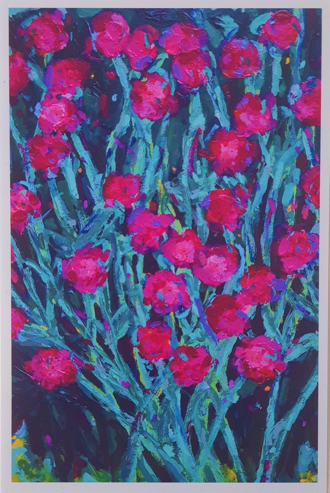 Rose Campion Print - Etsy