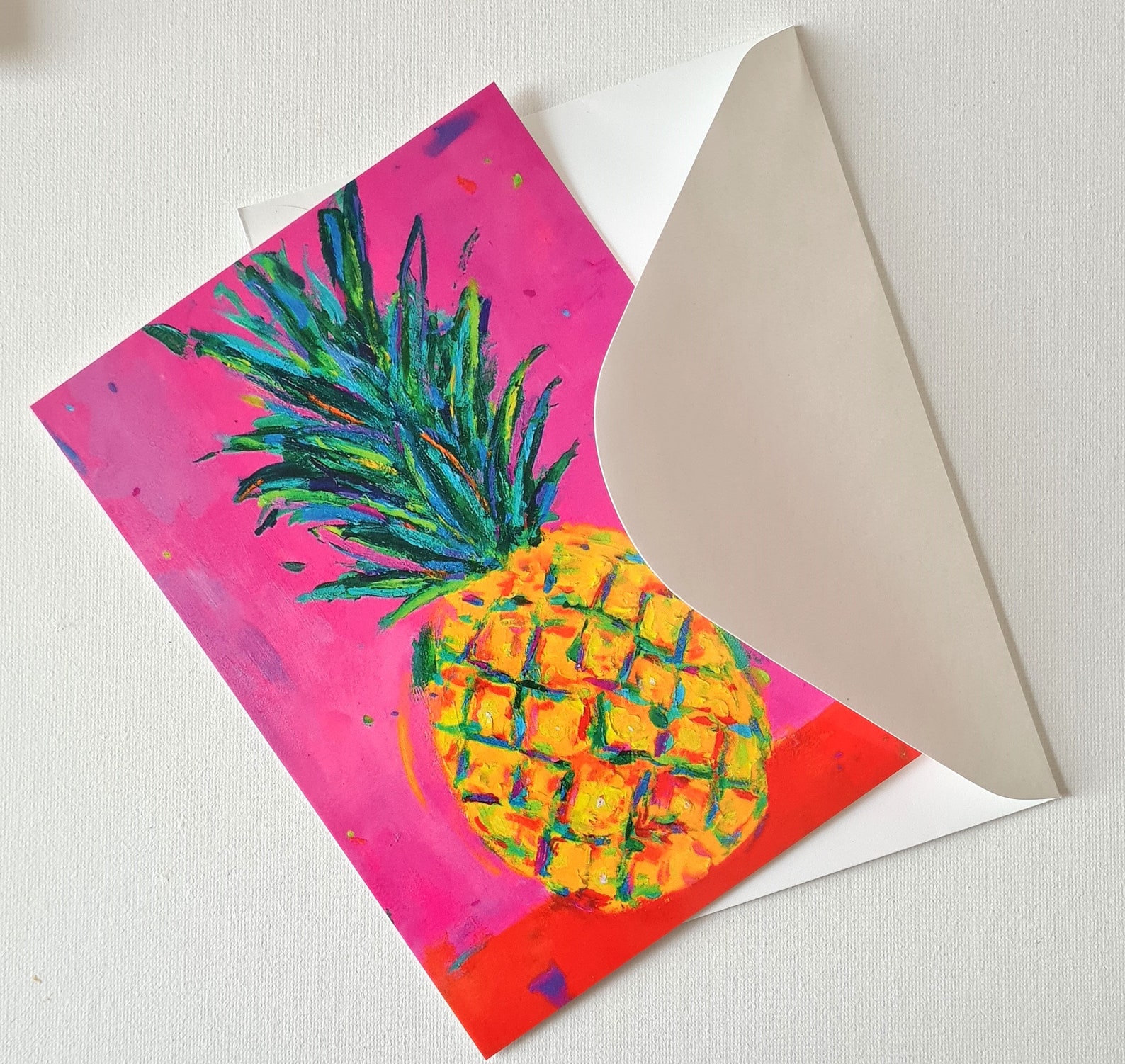 Pineapple Recipe Card - Etsy
