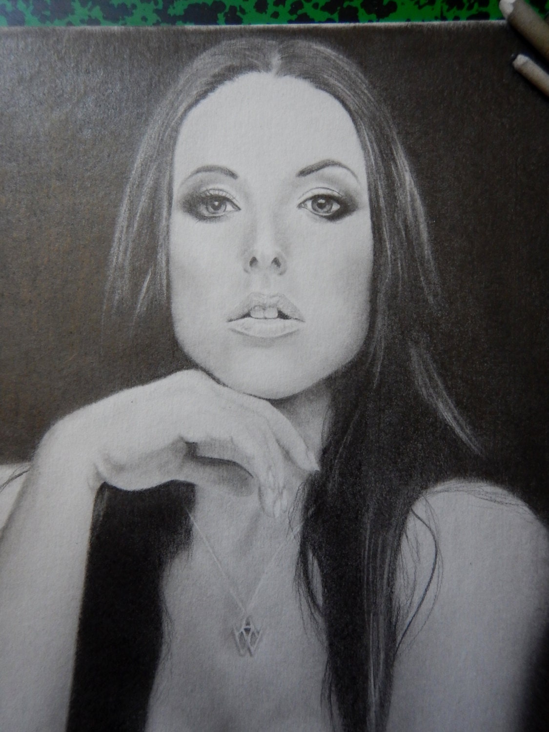 Angela White Portrait - Etsy