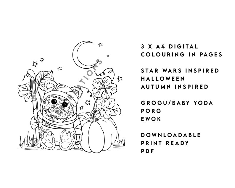 Star Wars Colouring in Pages, Print at Home, Digital Download Colouring ...