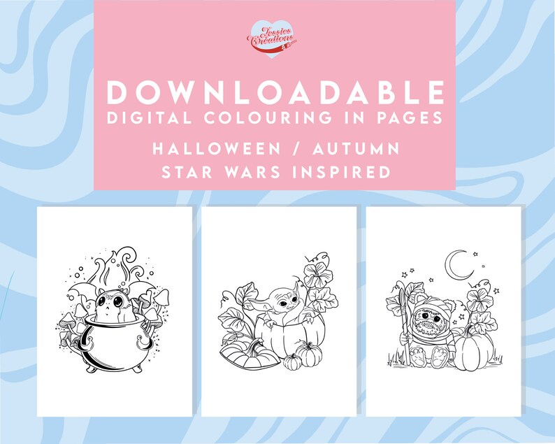 Star Wars Colouring in Pages, Print at Home, Digital Download Colouring ...