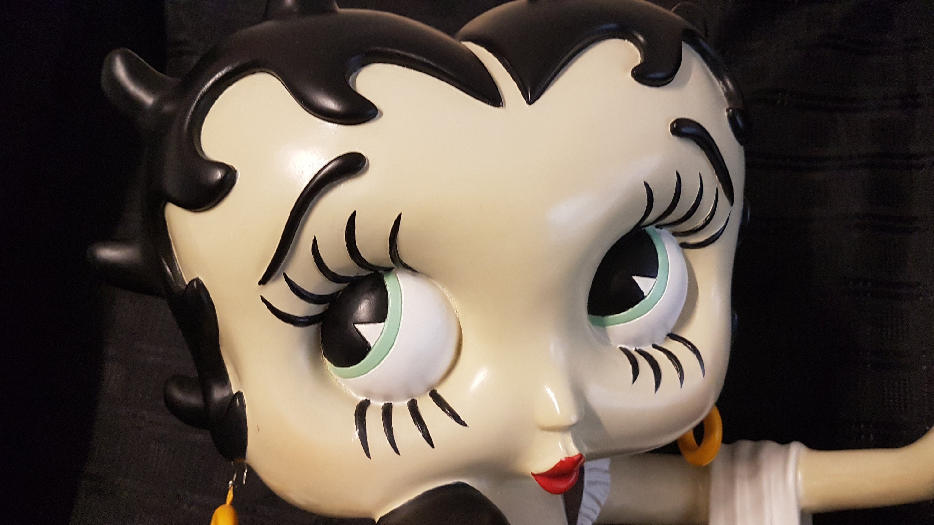 Rare Betty Boop Lifesize Sexy Waitress In Black Dress Etsy