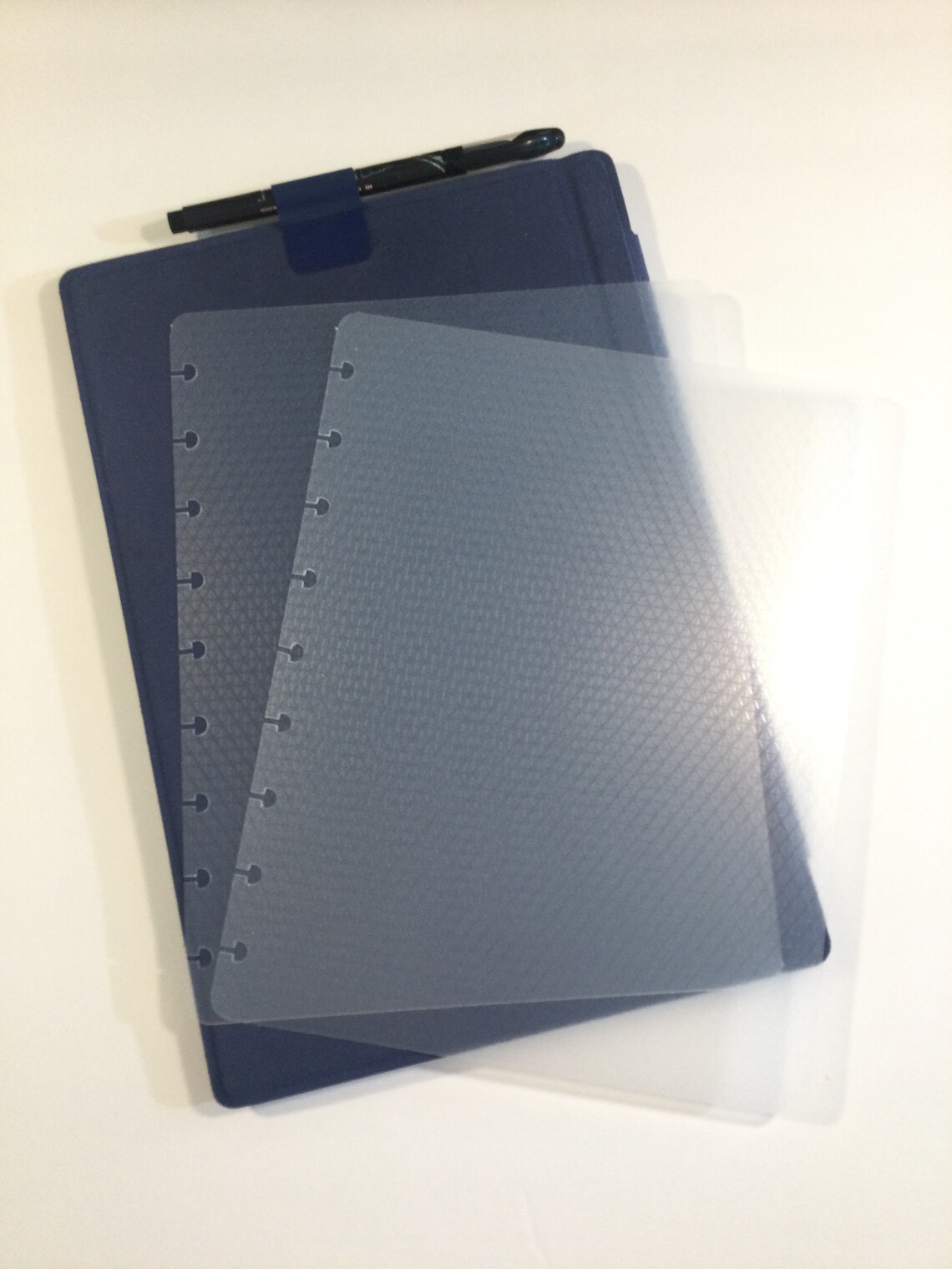 Clear Frosted Plastic Discbound Cover Planner Cover - Etsy