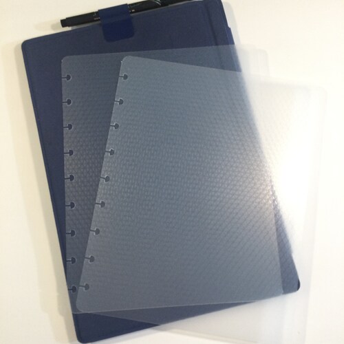 Clear Frosted Plastic Discbound Cover Planner Cover - Etsy