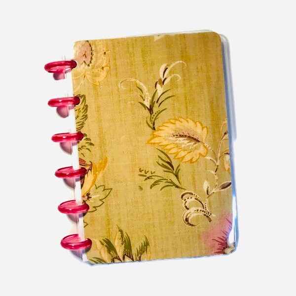 Discbound 4X6 Index Card Notebook Floral - Etsy