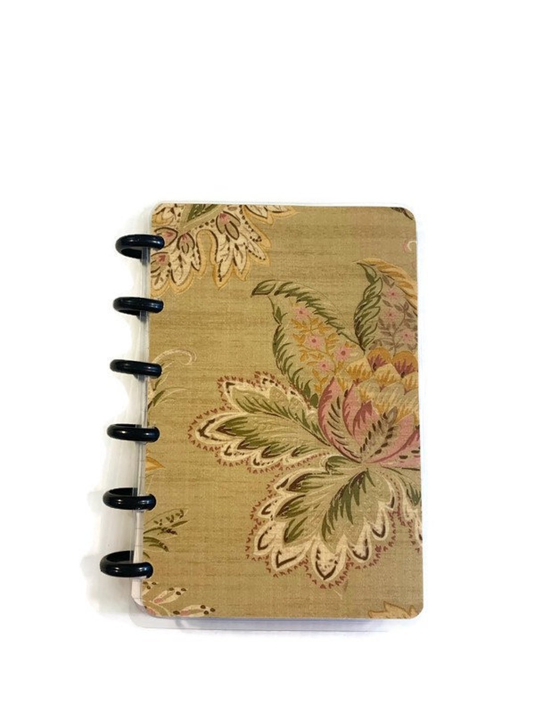 Discbound 4X6 Index Card Notebook - Floral - Etsy