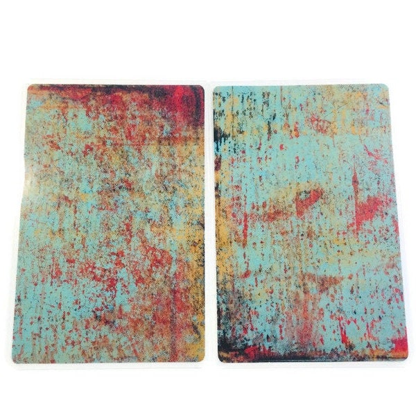 Rustic Teal . Disc Bound Notebook Cover. Planner Cover - Etsy