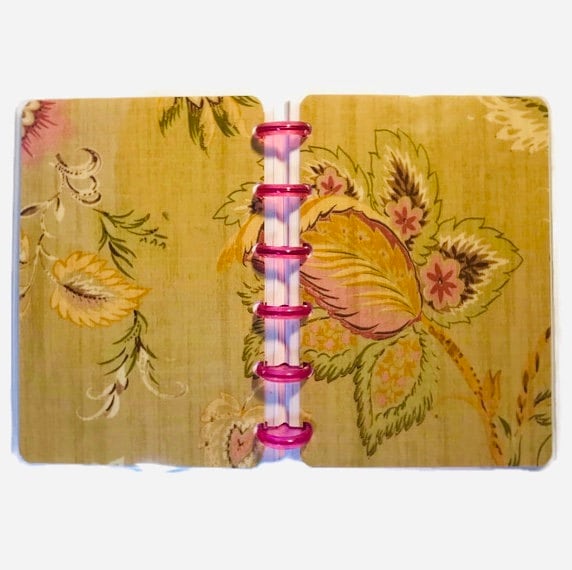 Discbound 4X6 Index Card Notebook Floral - Etsy