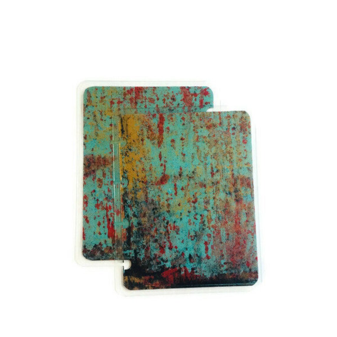 Rustic Teal . Disc Bound Notebook Cover. Planner Cover - Etsy