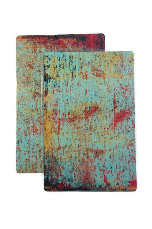 Rustic Teal . Disc Bound Notebook Cover. Planner Cover - Etsy