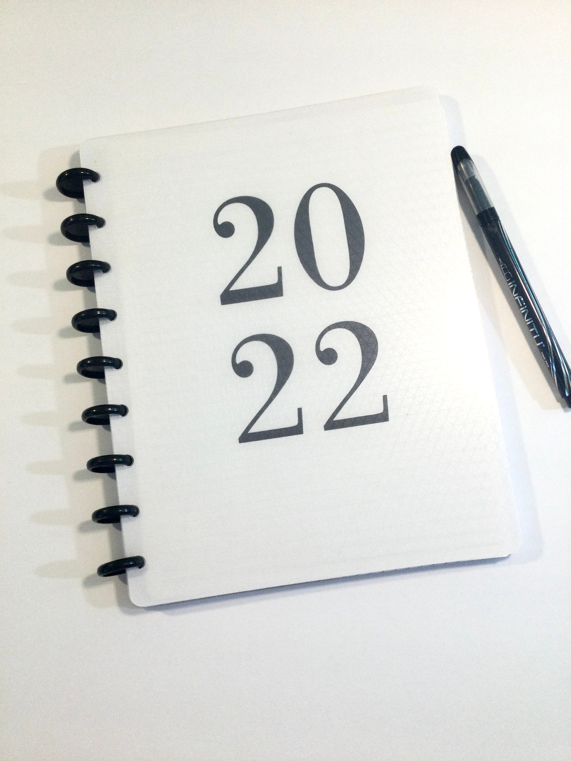 Clear Frosted Plastic Discbound Cover Planner Cover - Etsy