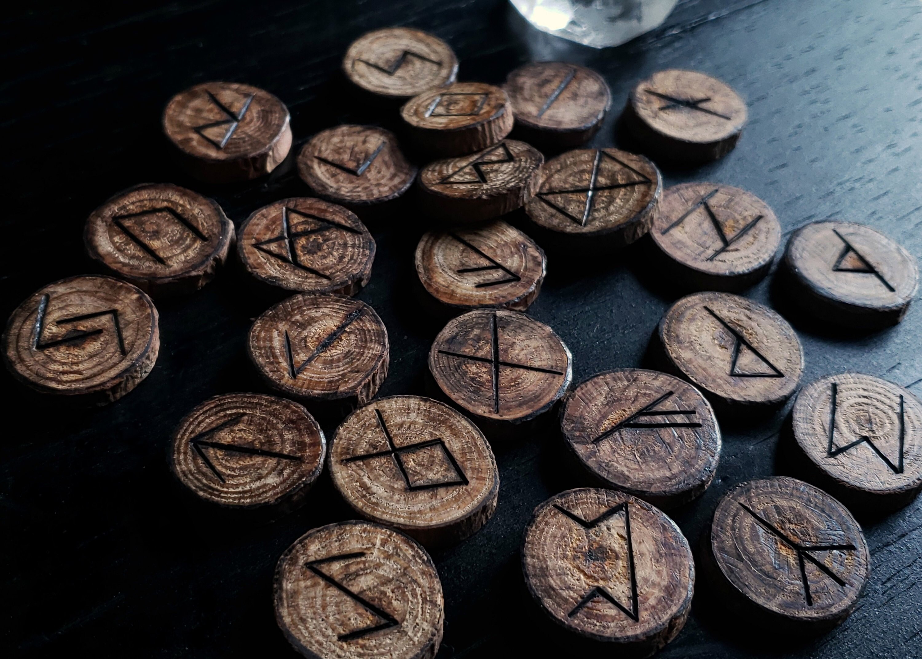 Kitchen & Dining Home & Living Rune spoons bamboo woodburned food safe ...