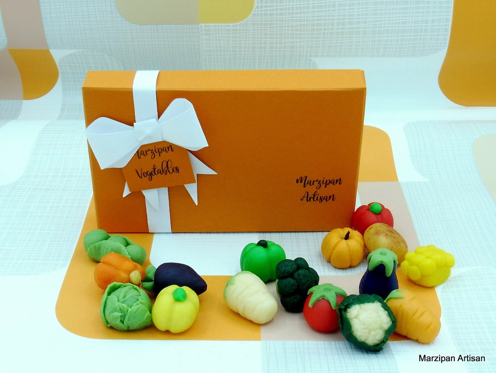 Marzipan Vegetables Box of 15 Novelty Food Lovers Gift Allotment Vegan Foodie - Etsy UK