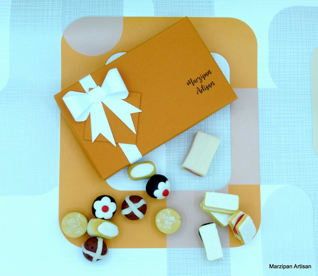 Marzipan British Afternoon Tea Selection Box: Foodie Gift - Etsy UK