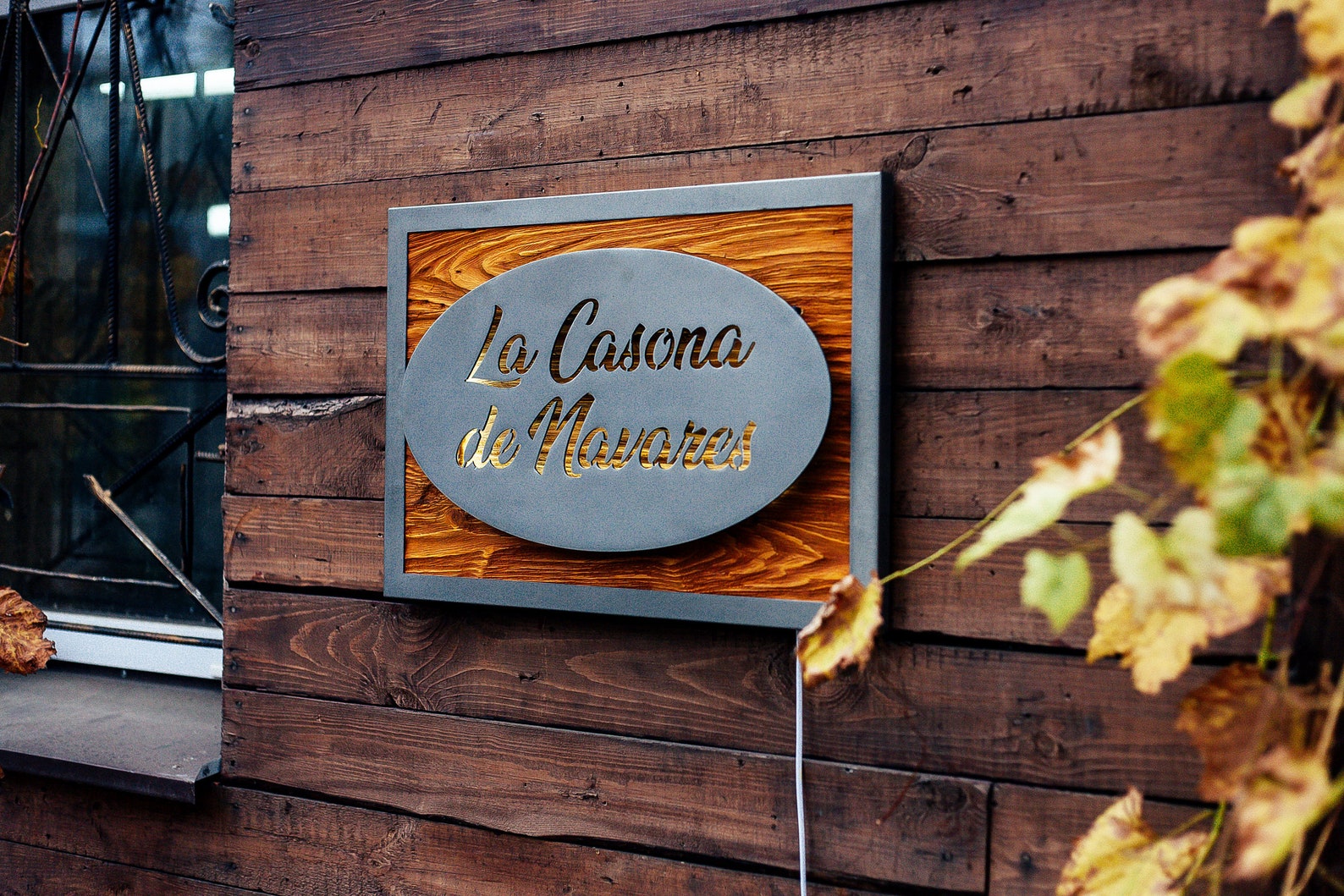 Beautiful Wood Sign With Led. Industrial Sign / Rustic Plaque. | Etsy