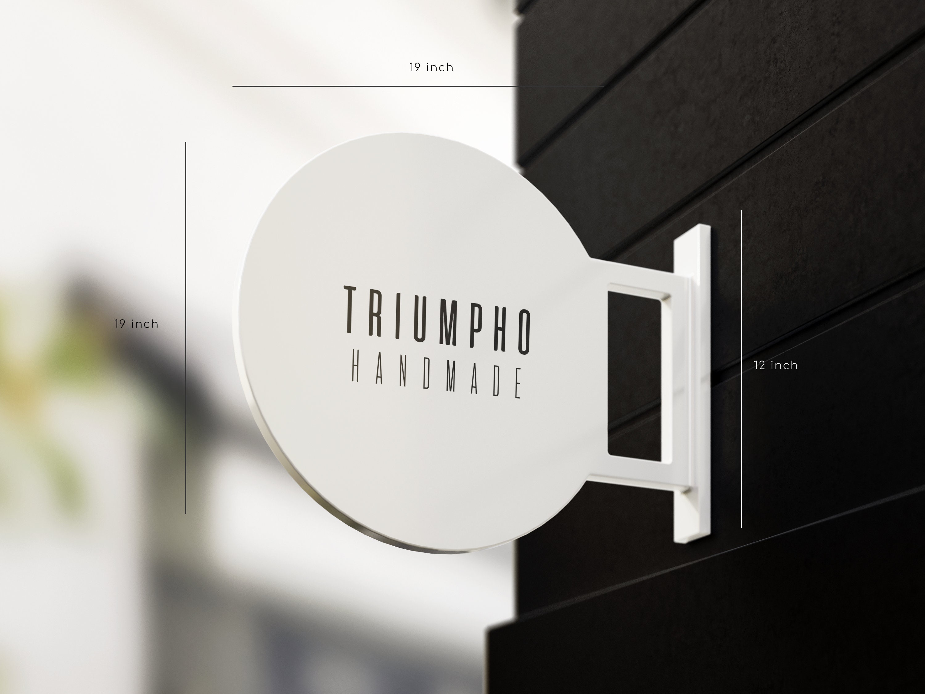 Outdoor White Sign / Business Sign Business Logo Shop Sign - Etsy