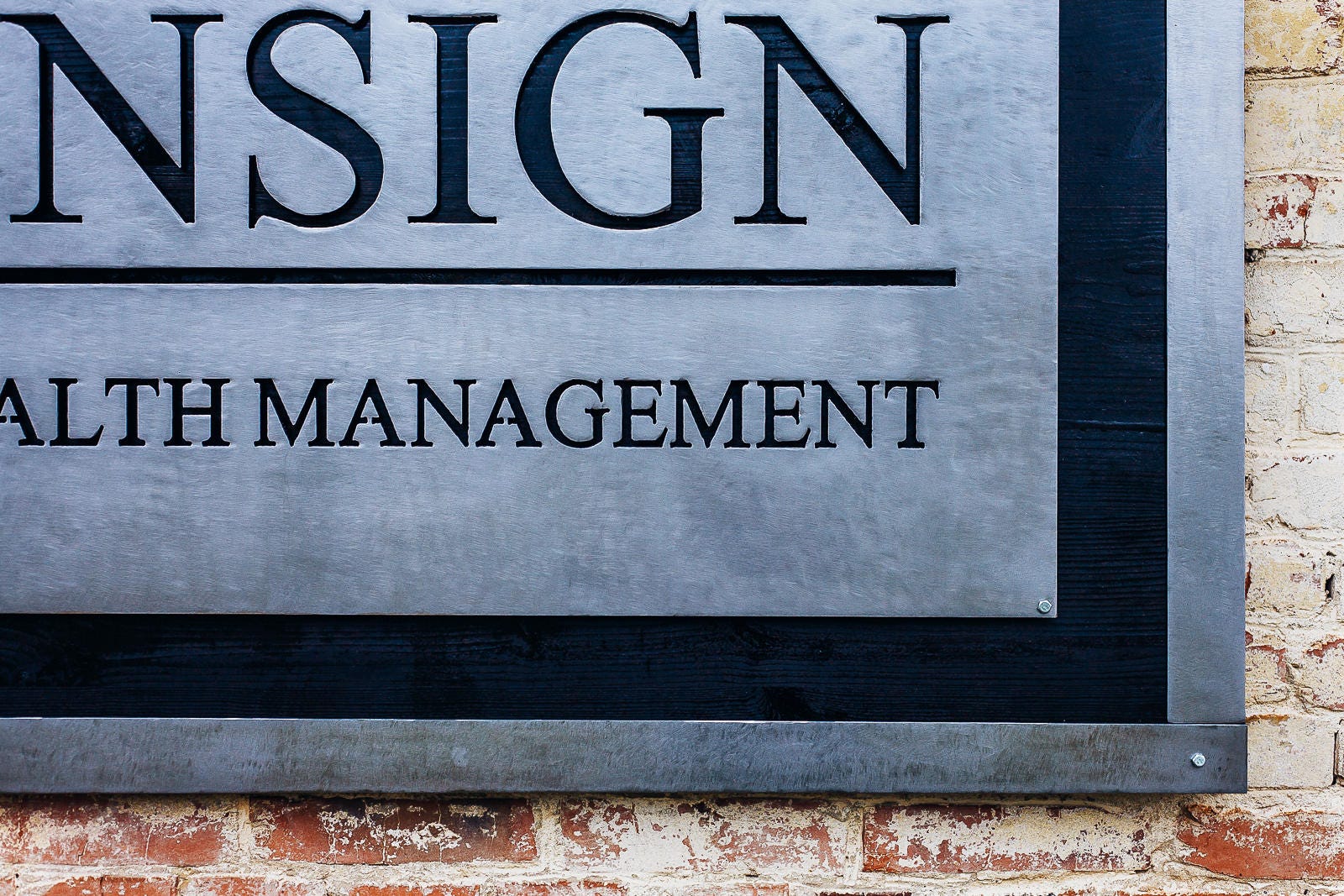 Stylish Steel Sign With Wood. Wood Background Plus Iron Sign | Etsy