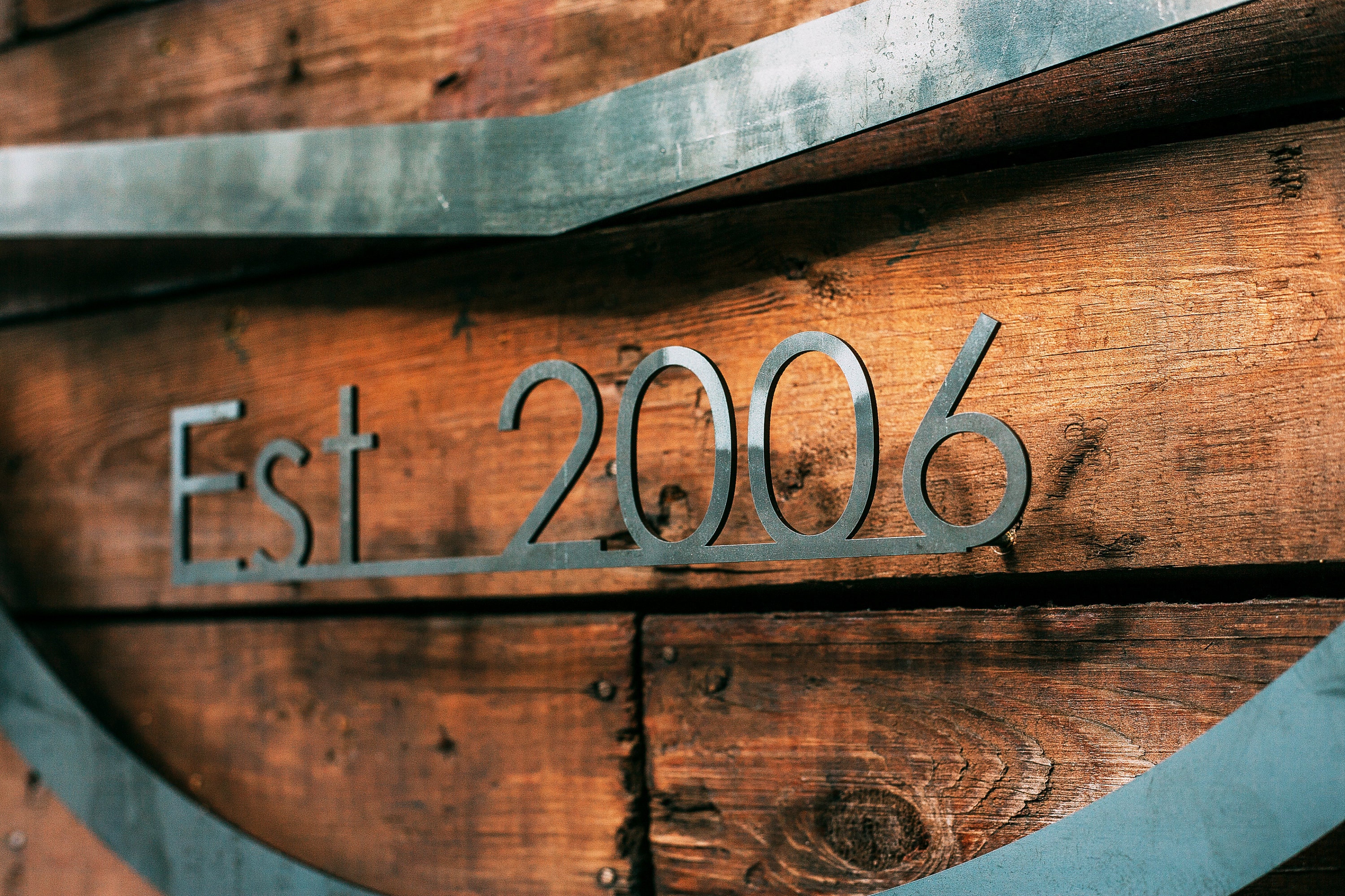 Handcrafted Industrial Polished Steel / Rusty Sign. Enseigne | Etsy