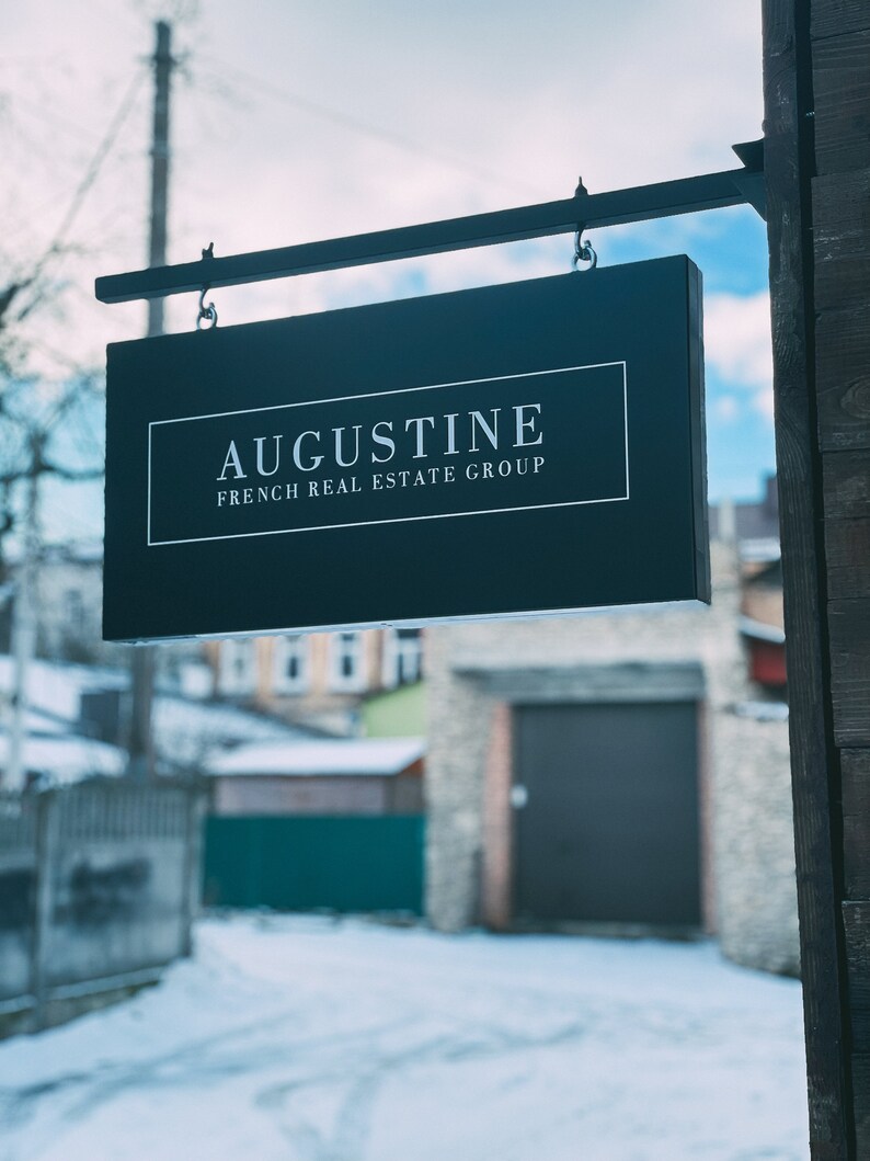 Custom Sign From Metal and Composite Business Logo Shop - Etsy