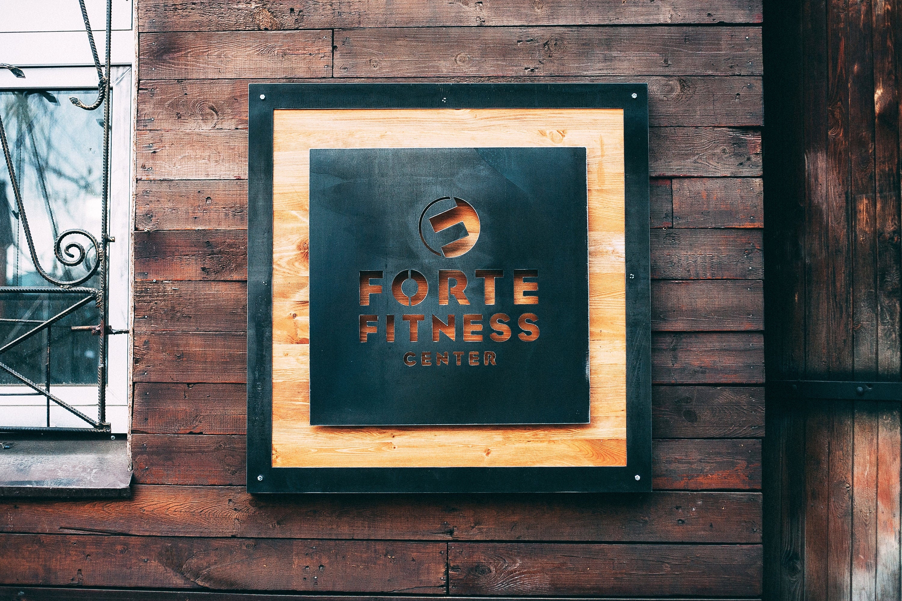 Industrial sign from steel and wood. LOFT style signage | Etsy