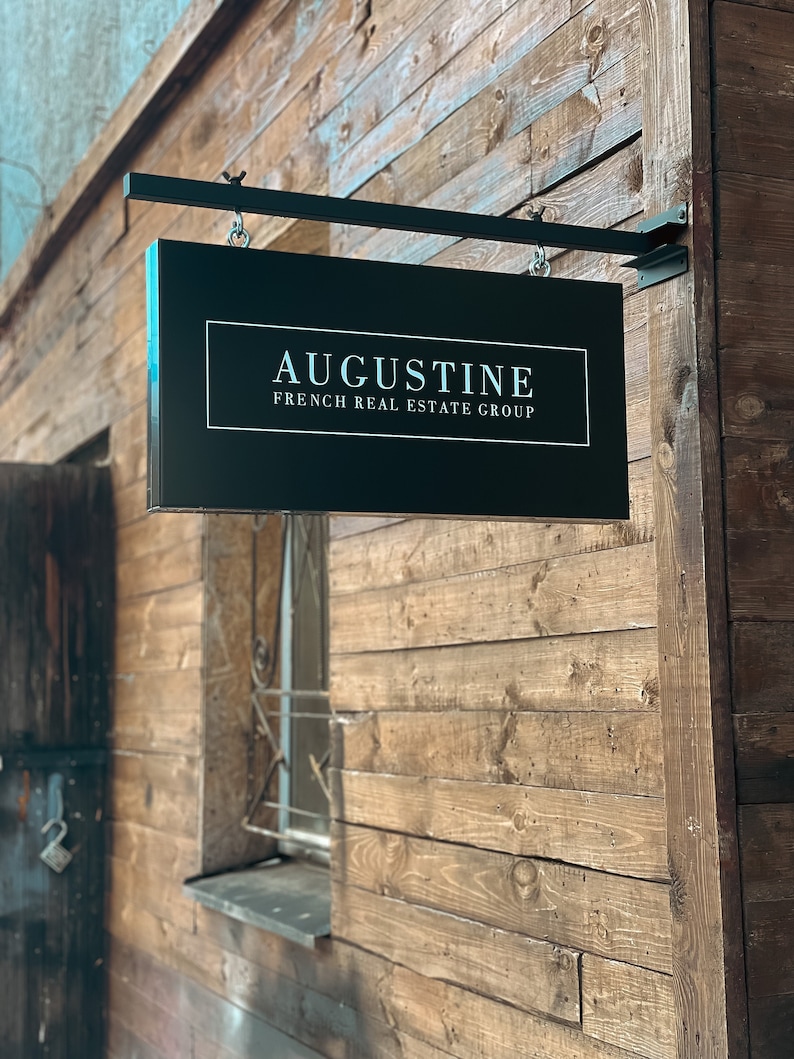 Custom Sign From Metal and Composite Business Logo Shop - Etsy