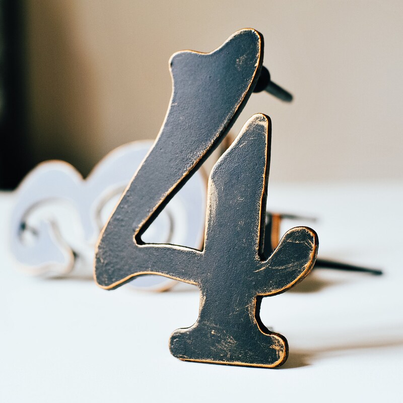 Metal House Numbers - Etsy