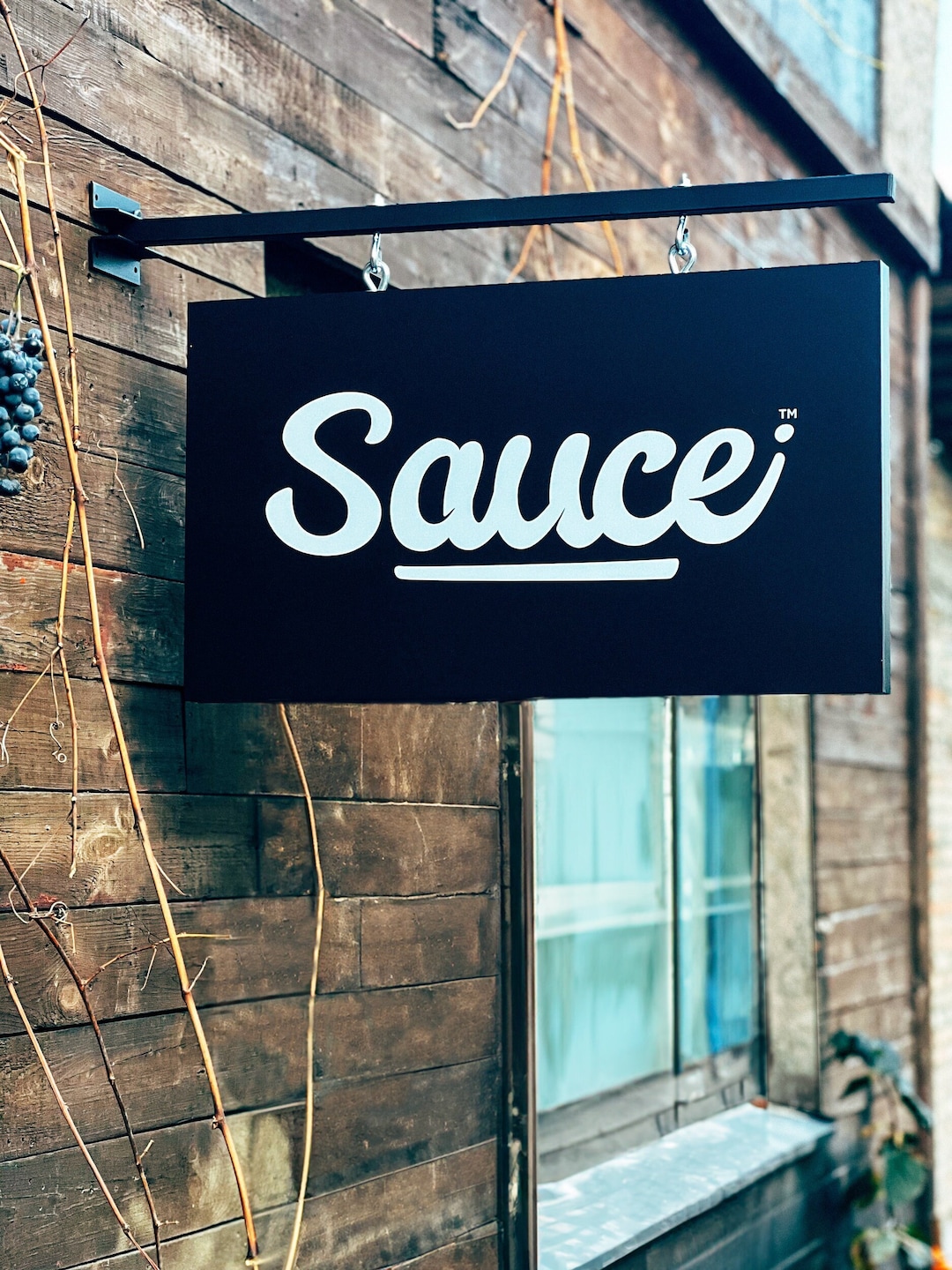 Custom Blade Sign With Metal Bracket - Business Logo - Shop Sign ...