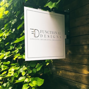 Custom Blade Sign From Composite and Iron - Business Logo - Shop Sign ...