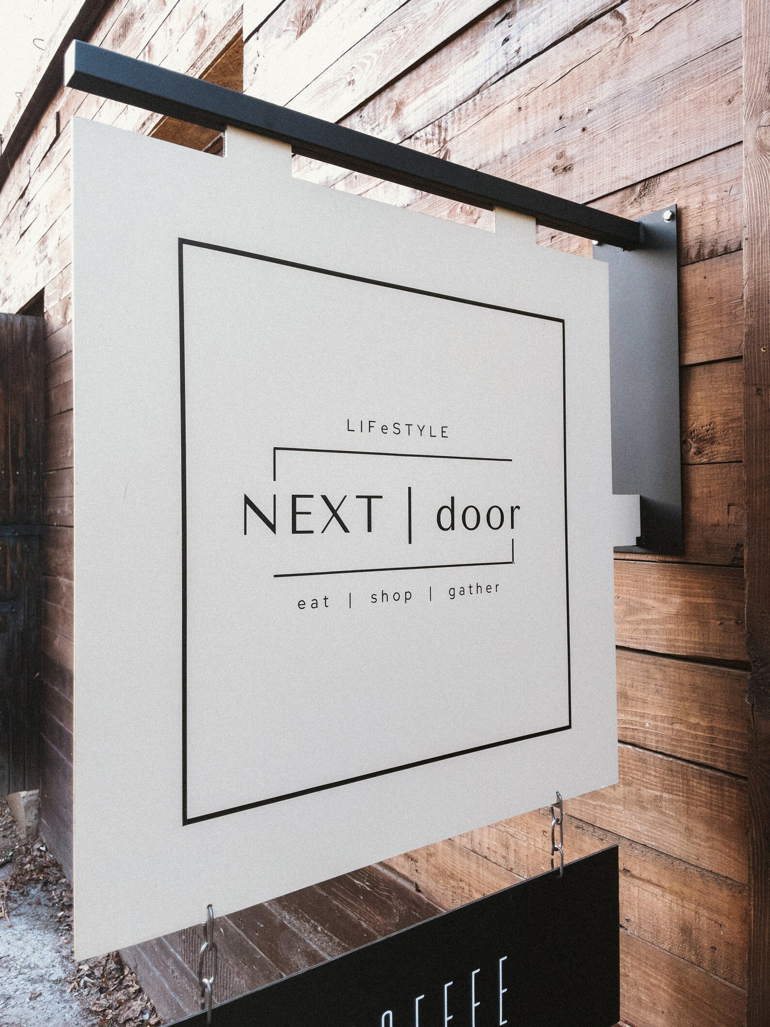 Custom Blade Sign From Composite and Iron Business Logo Shop Sign ...