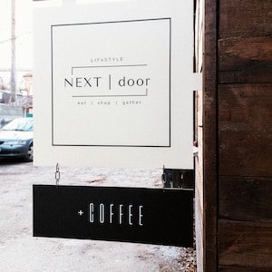 Custom Blade Sign From Composite and Iron - Business Logo - Shop Sign ...