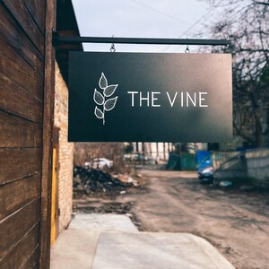 Custom Sign From Metal and Composite Business Logo Outdoor Sign ...