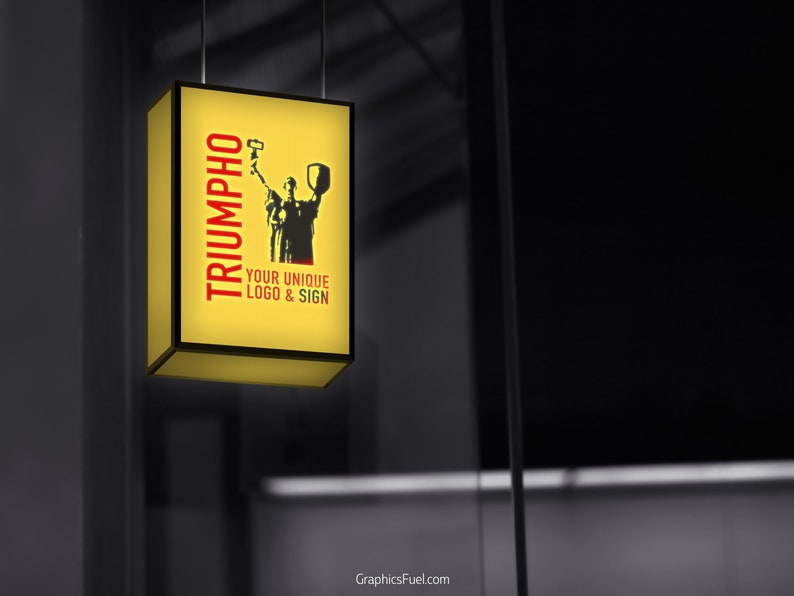 Custom signage. Business Sign with LED lighting. Contemporary | Etsy