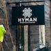 Custom Sign With Iron Bracket Business Logo Shop Sign - Etsy